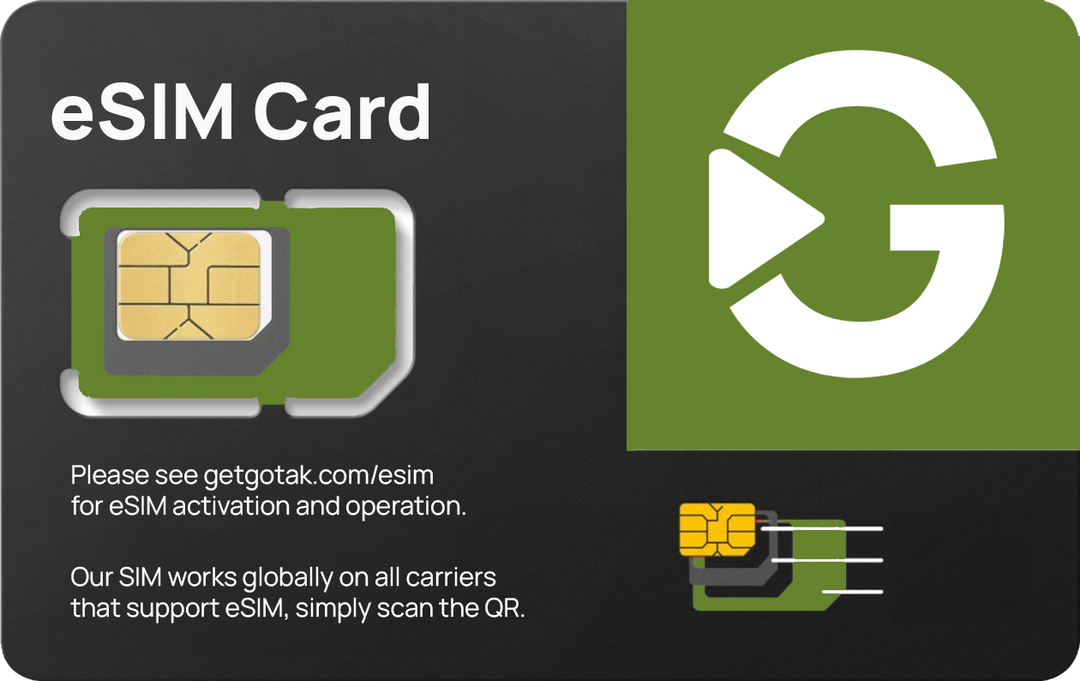 GoTAK eSIM Card - eSIM on Any Device – Guerrilla Dynamics